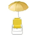 Kids Beach Chair, Outdoor Folding Chairs, with Removable Beach Umbrella ...