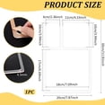 3 Pocket Valet Tray Router Templates Rectangle Clear Acrylic Template ...