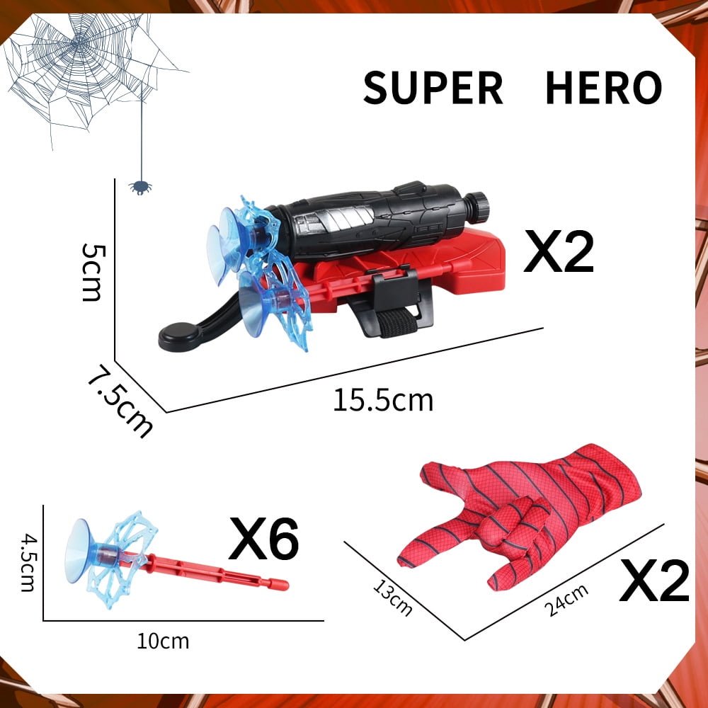 Spider-man Gant Filet Tireur de Fléchettes Lanceur Jouet Spiderman ...