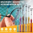 UKLL-MulWark 6pc Magnetic Mini Flathead and Phillips Micro Precision ...