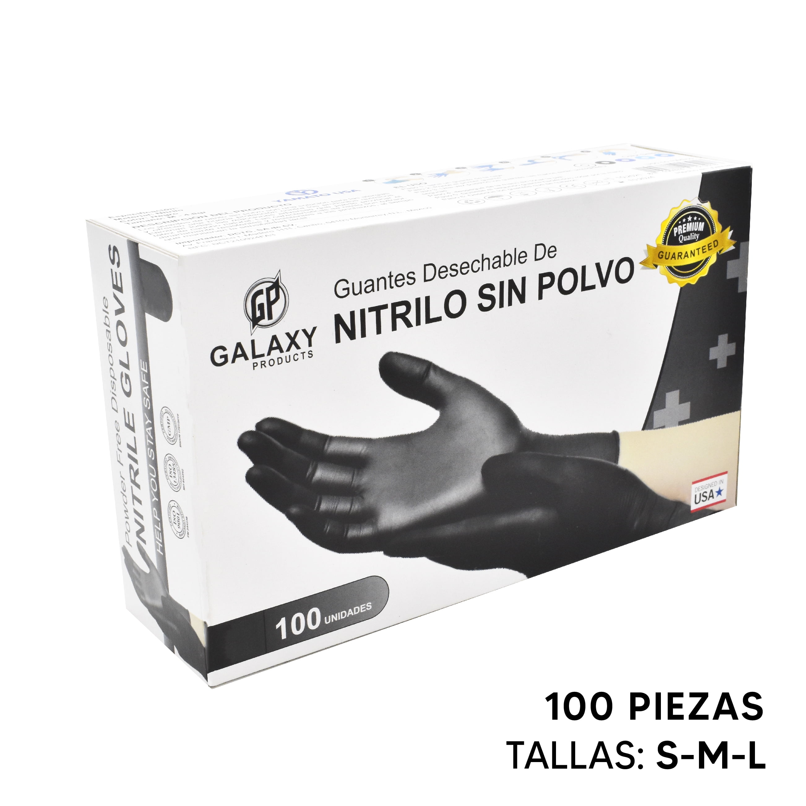 Guante de Nitrilo Negro GRANDE | Walmart en línea