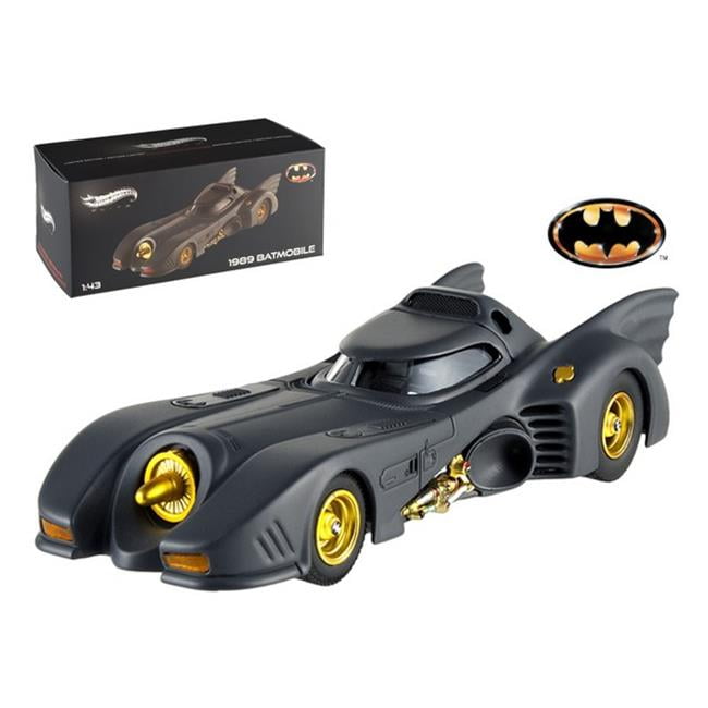 1989 Movie Batmobile Elite Edition 1/43 Diecast Model Car by Hotwheels ...