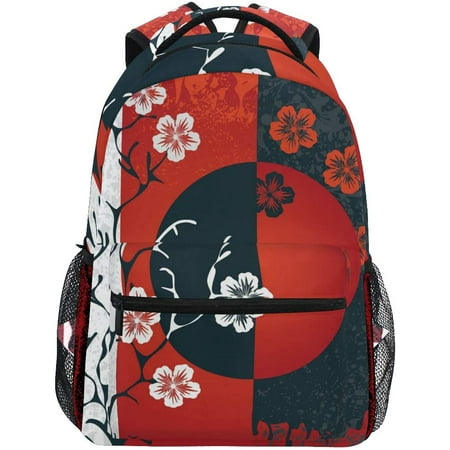 Japanese Cherry Blossom Sakura Backpacks Travel Laptop Daypack School ...