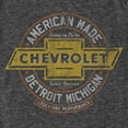 Men's General Motors American Made Distressed Logo Graphic Tee Charcoal ...