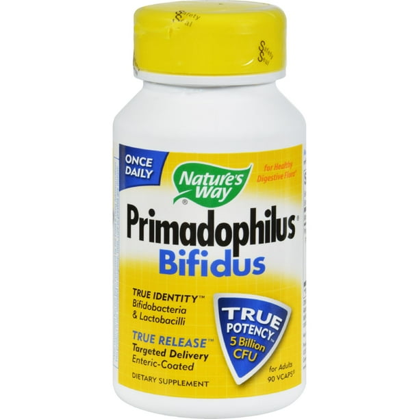 Natures Way Natures Way Primadophilus Bifidus, 90 Count - Walmart.com ...