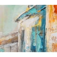 YS-Art Hand-Painted Wall Art with Beige Frame, Textured Acrylic ...