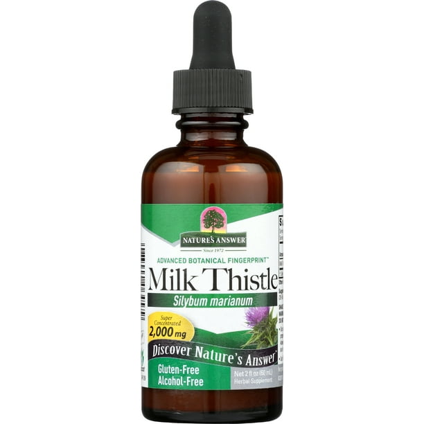 Nature's Answer Milk Thistle Extract, 1 Fl Oz - Walmart.com - Walmart.com
