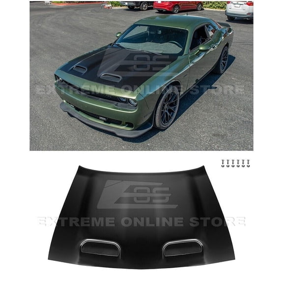KarParts360 For Dodge Challenger 2008-2023 Hood Latch Assembly | Black ...