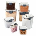 Progressive International 8 Piece Clear Dry Ingredient Storage ...