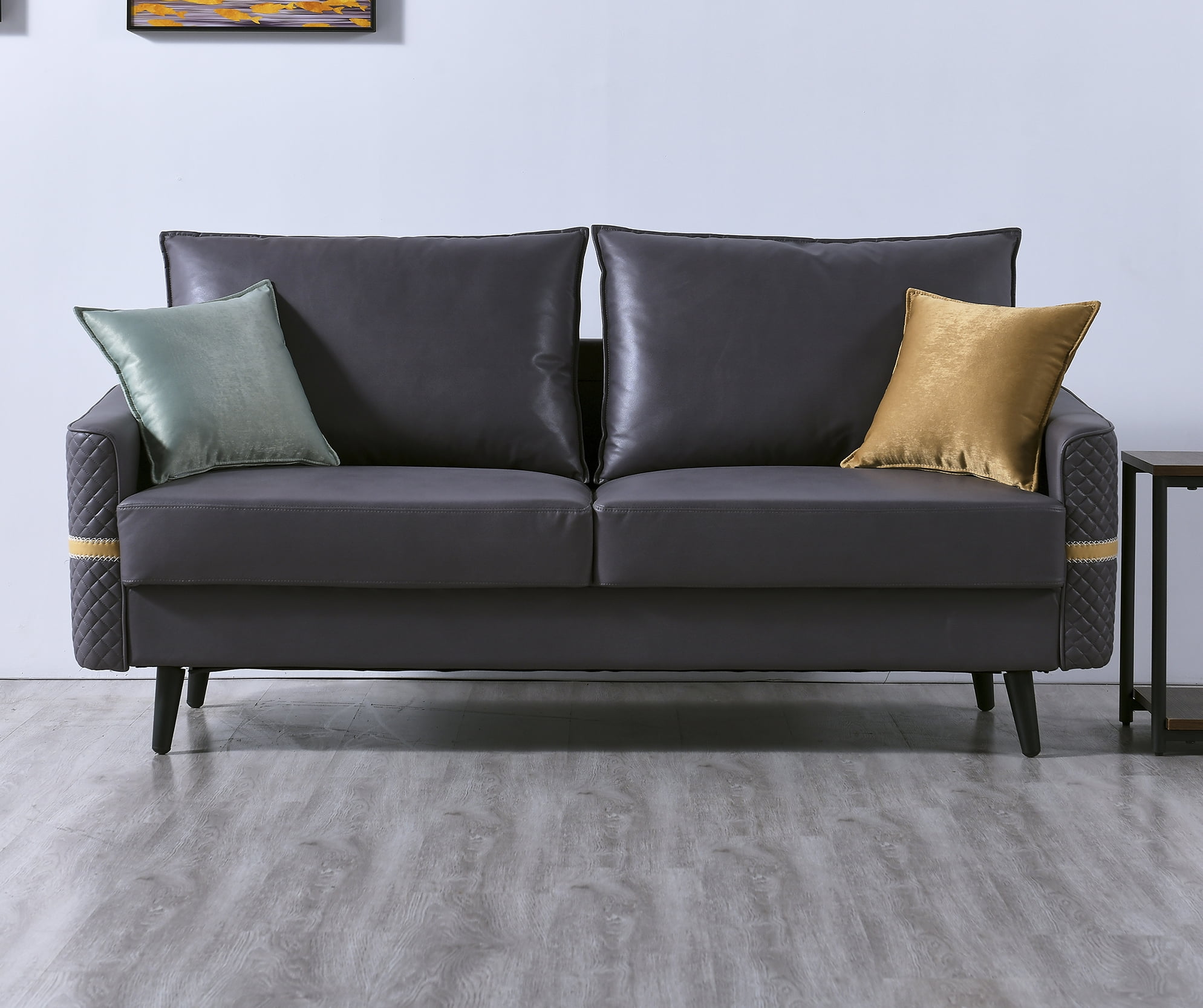 72 Inch Sofas Wood | Baci Living Room