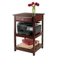 Winsome Wood Delta Home Office Printer Stand, Walnut Finish - Walmart.com