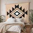 Black Khaki Boho Tapestry for Bedroom Wall Hanging Tapestry, Aztec ...