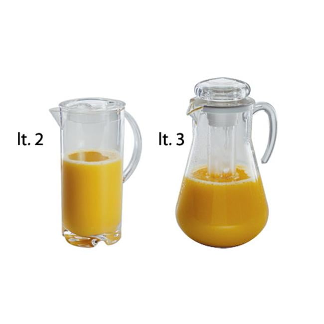 Paderno World Cuisine 44992-03 Acrylic Juice Pitcher with ice insert ...