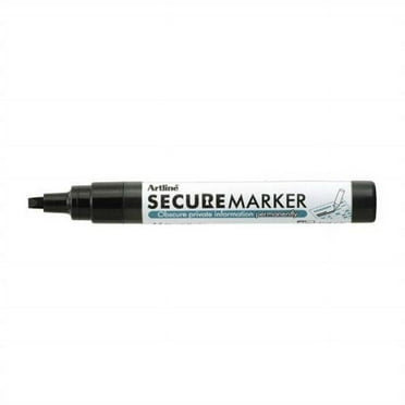 ExcelMark Security Redaction Marker with Fine Tip - Ideal for Blackout ...
