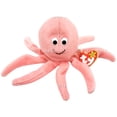 Ty Beanie Baby Original: Inky the Octopus - Pink Stuffed Animal MWMT ...