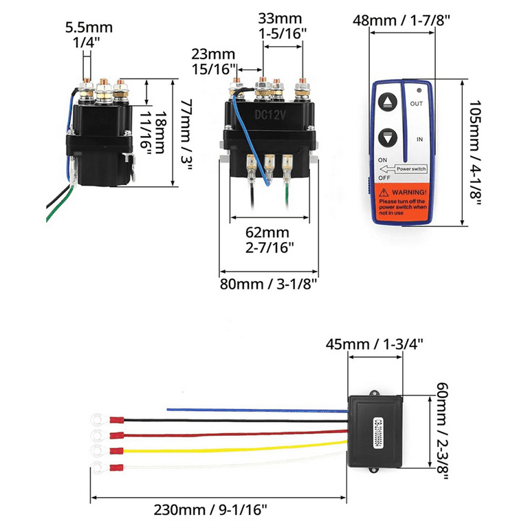 Wireless Remote Control Solenoid Relay
