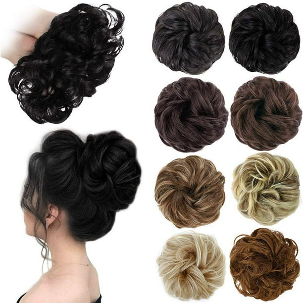 KATEA ?Messy?Bun?Hair?Piece?Hair?With?Elastic?Rubber?Band?Extensions ...