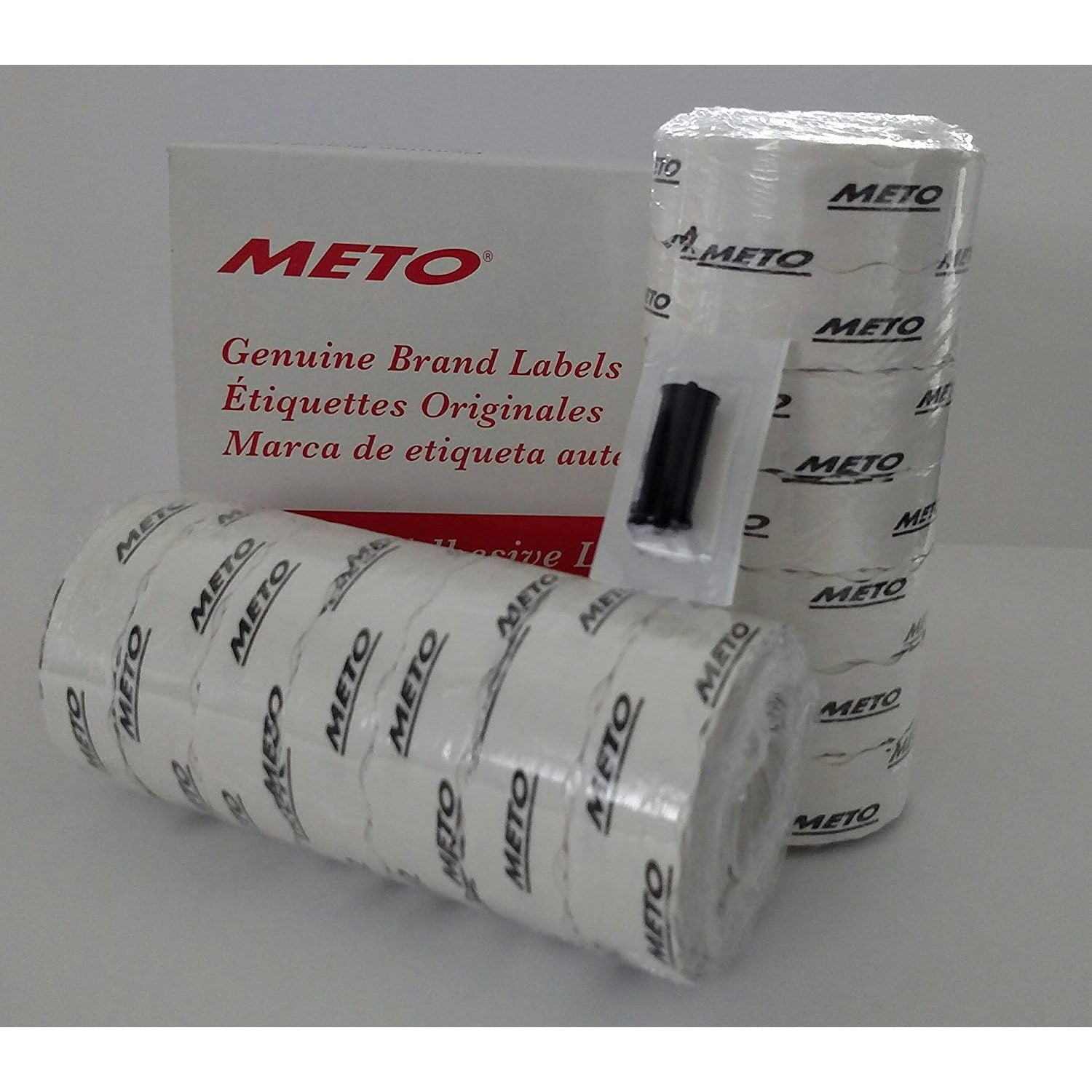 ABC Meto Pricing Gun Labels, 1-Line w/ - 10 Rolls, 10,000 Labels ...
