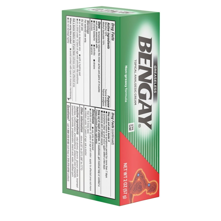 Bengay Label