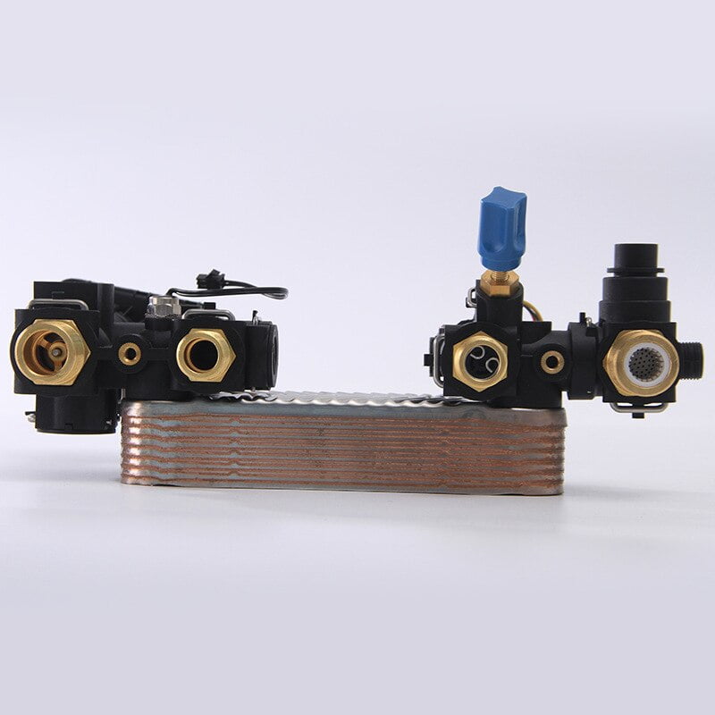 Plate heat exchanger copper Plate for Wall-mounted furnace floor ...