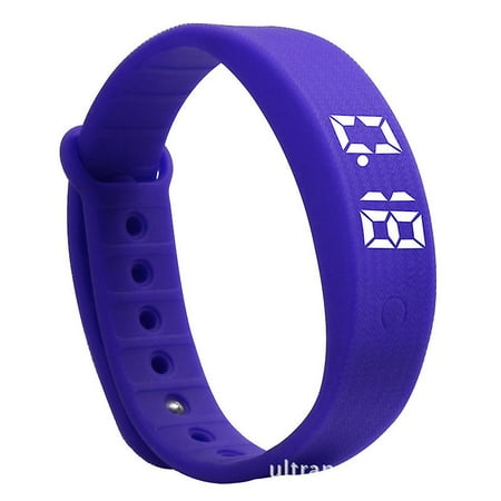 Adjustable 3D pedometer LED sports bracelet usb charging smart bracelet ...
