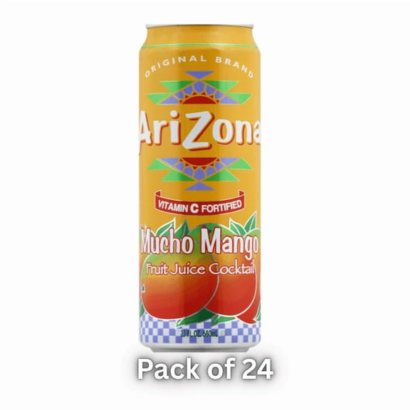 AriZona Iced Tea with Raspberry Flavor, 23 fl oz Cans, 12 Pack ...