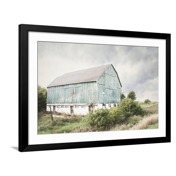 Art.com Late Summer Barn I Crop Photo by Elizabeth Urquhart, Black ...