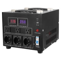 VEVOR Voltage Auto Converter Transformer, 5000W, Heavy Duty Step Up ...
