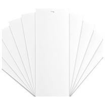DALIX PVC Vertical Blind Replacement Slats, White, 82.5x3.5 (10-Pack ...