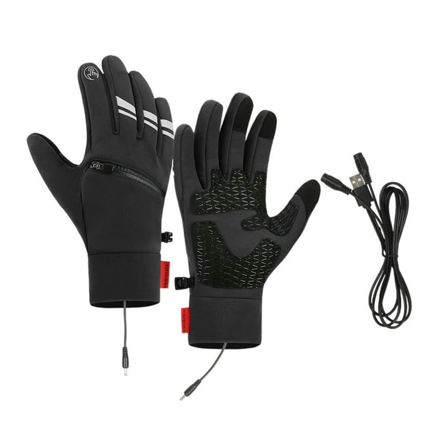 Heated Touchscreen Glove Liners with Rechargeable Battery for Riding ...