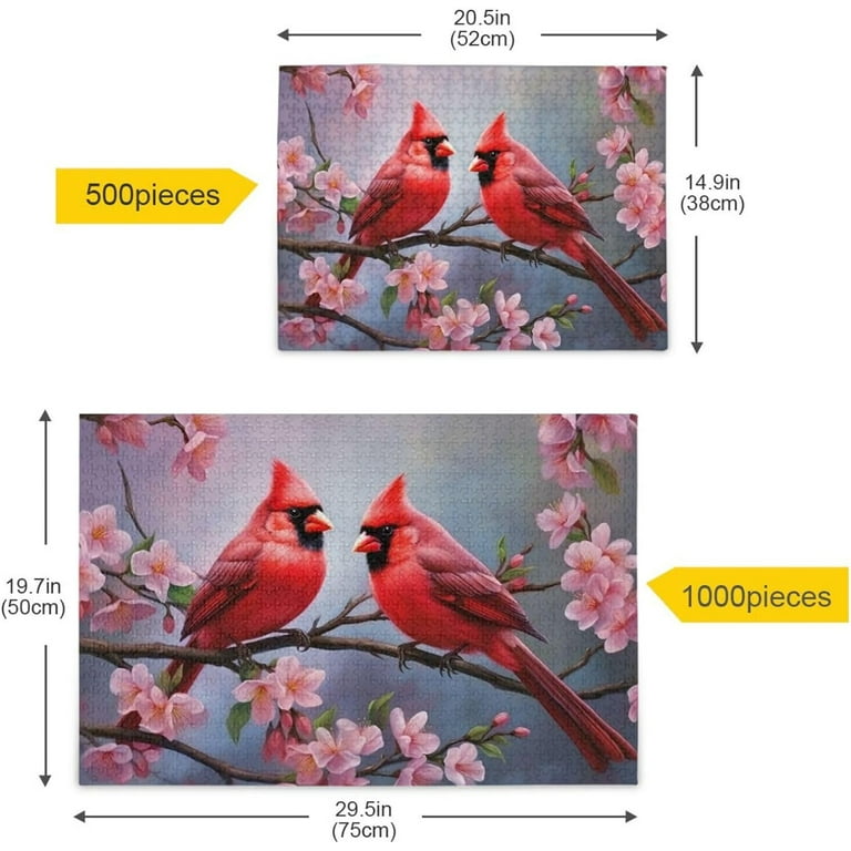 Cardinal 500 Piece Jigsaw Puzzles