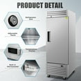 NSF Single Door Commercial Reach In Stainless Steel Freezer 18 Cu.Ft ...