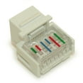 Keystone Jack Insert/Punch-down: Phone (RJ-11/RJ-12) for 2/3 Lines ...