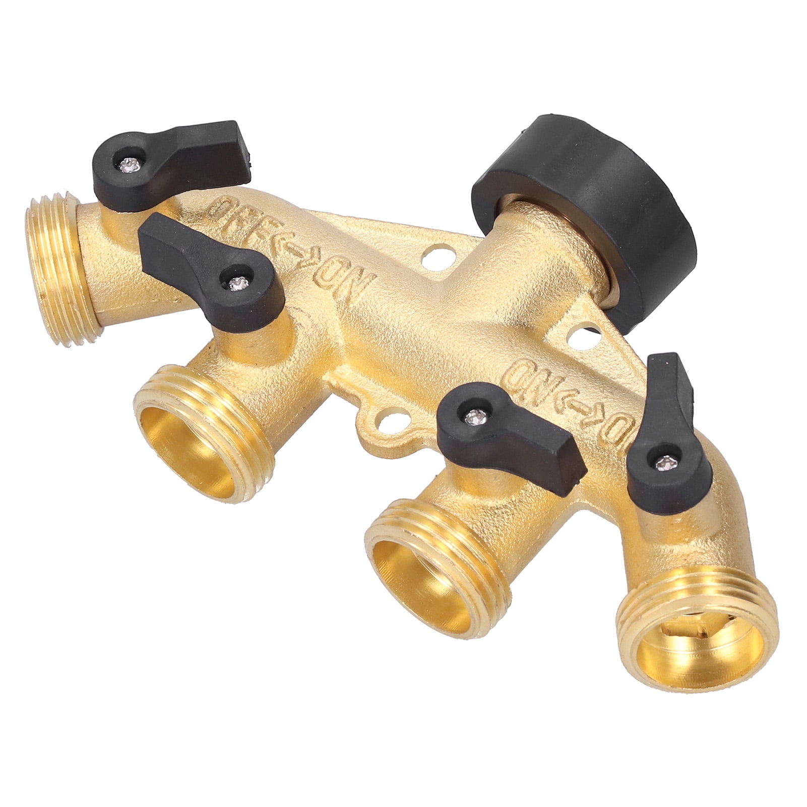 Conector De Válvula De Grifo, Práctico Divisor De Válvula De 4 Vías Sin ...