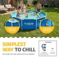 Funsicle 10' x 30" Outdoor Activity Round Frame Above Ground Swimming ...