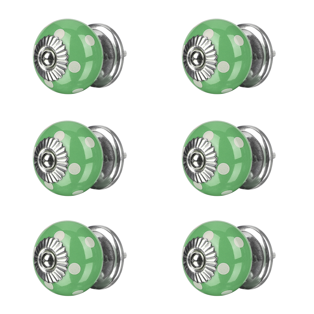 Ceramic Knobs Drawer Knob Round Pull Handle Home Door Cabinet Cupboard ...