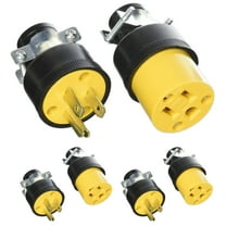 Electric Plug 15 Amp 125 Volt Replacement 3 Pin Plug 3 Prongs ...
