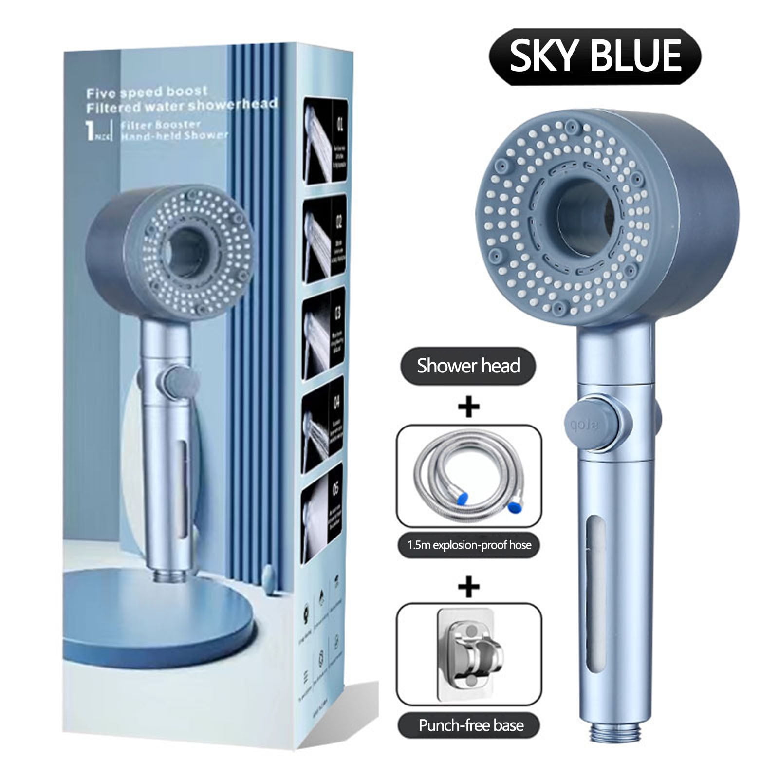 Click here for Boovnll Shower Head  Hollow Out Pressurized Handhe... prices