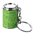 2-in-1 Portable Coin Holder Keychain, Mini Metal Coin Storage with ...
