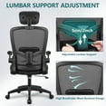 AMZFUN Ergonomic Desk Office Chair, High Back PC Gaming Chair ...