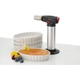 BonJour Chef's Tools Butane Crème Brûlée Torch and Porcelain Ramekin ...