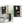 Kings Brand Furniture Wall-Mounted Fold-Out Writing Desk with Storage ...