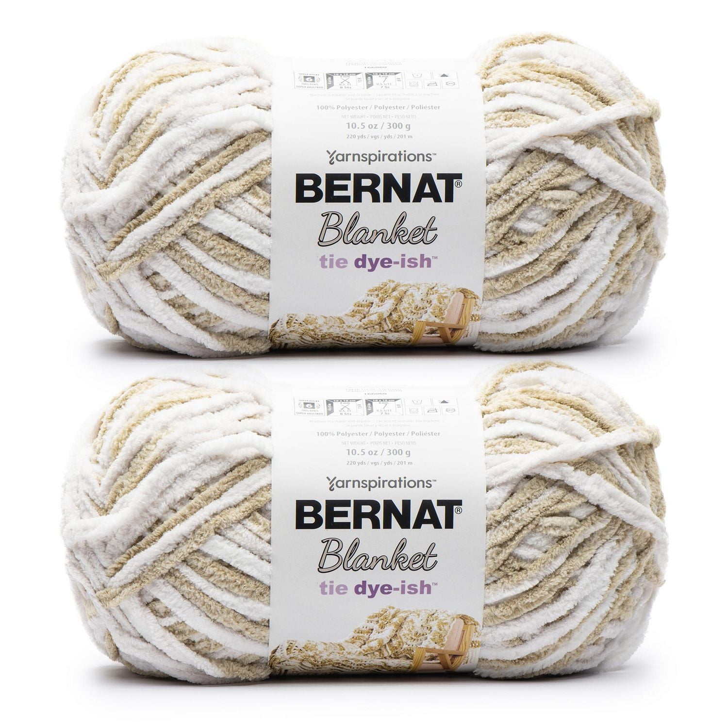 Click here for Bernat Blanket Tie Dye-Ish Yarn (2 Pack)  Polyeste... prices