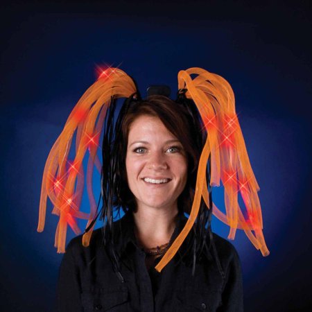 Light Show Orange LED Dreads Costume Headband - Walmart.ca