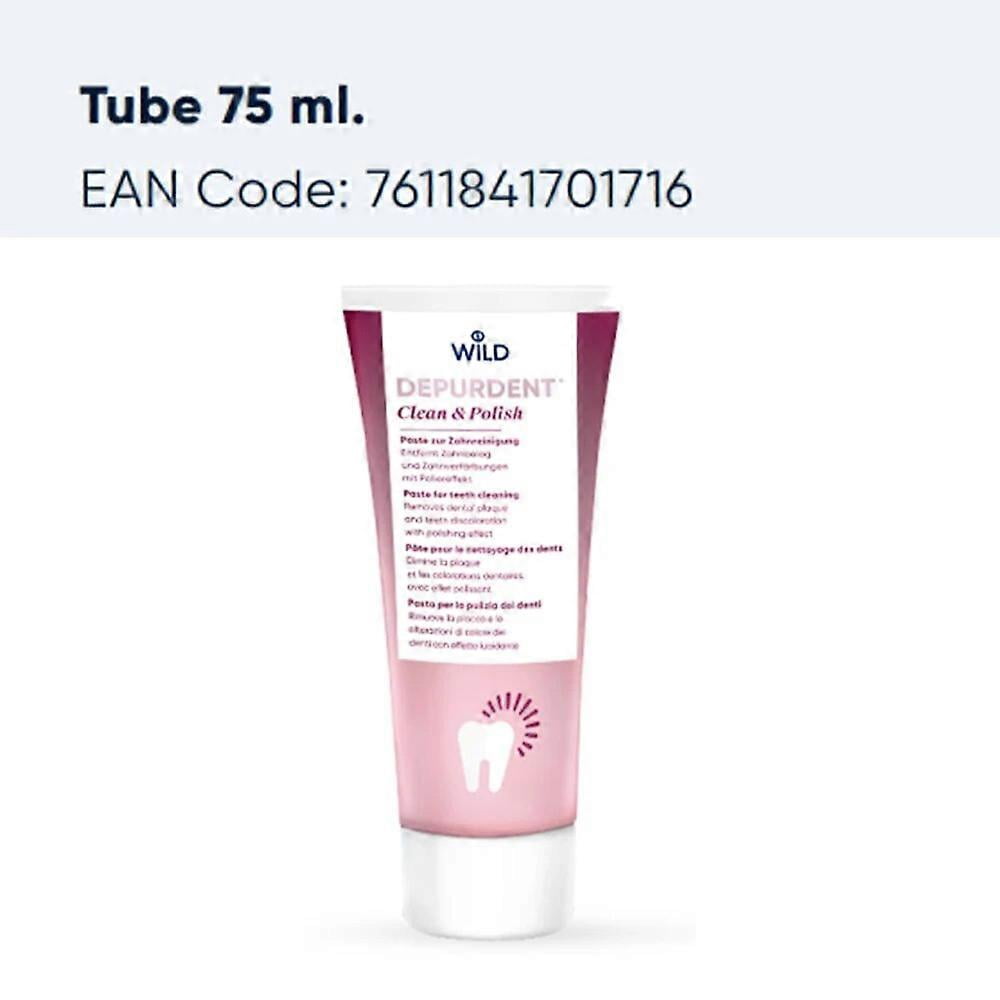 Wild Depurdent Clean And Polish Paste For Teeth Cleaning Purple ...
