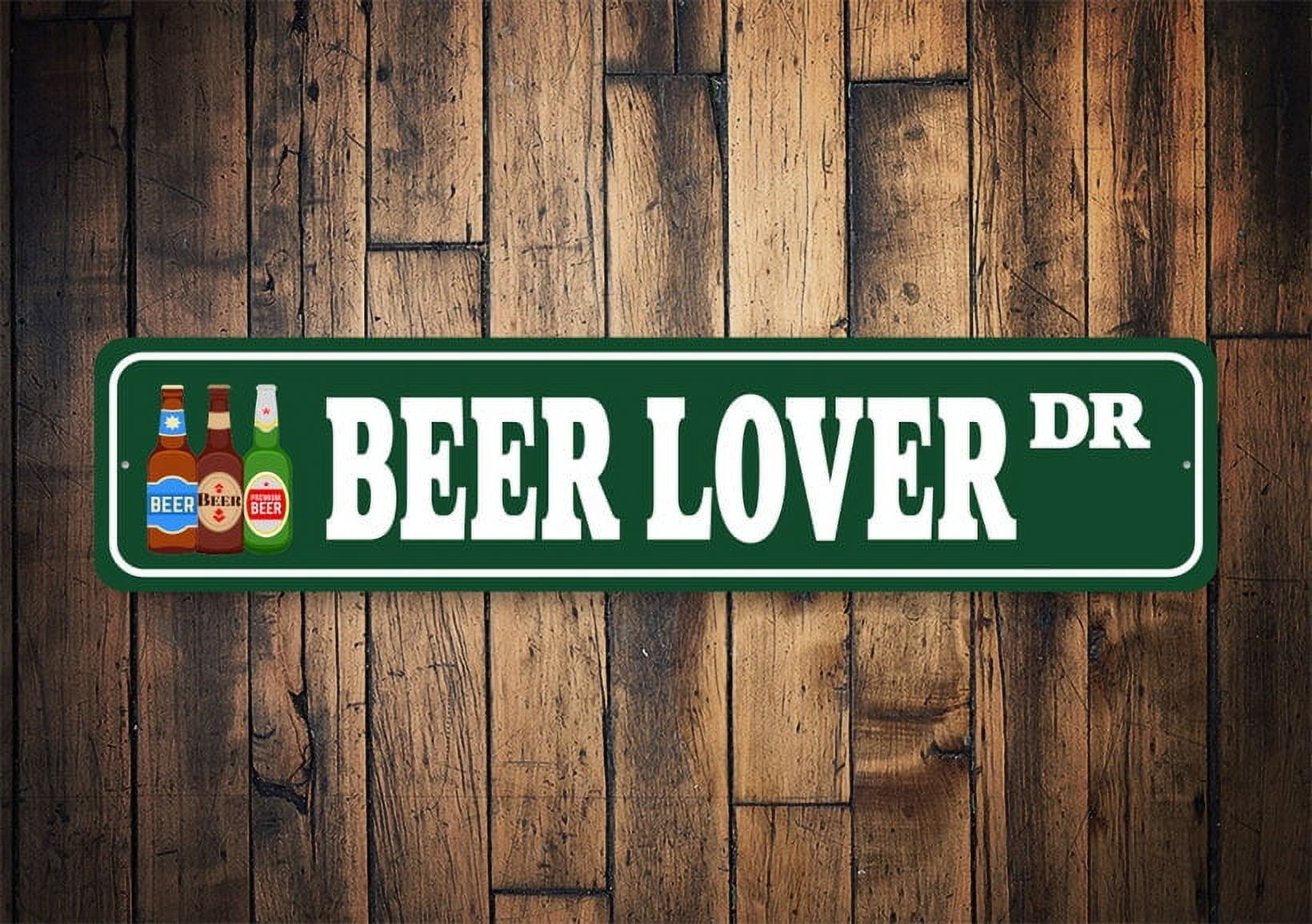 (Metal de aluminio) Regalo para bebedores de cerveza Letrero de cerveza ...