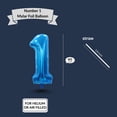 Blue Number 18 Balloon 40" - Mylar Foil Helium or Air Inflatable ...