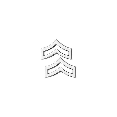 Tactical365® Pair of Corporal Rank Insignia Pins for Police or Military ...