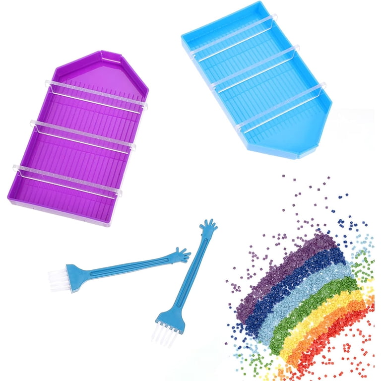 Bead Trays Bead Sorting Tray Organizer With Dividers - Transparent ...
