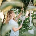 Set of 4 Macrame Plant Hangers, Boho Hanging Planters for Indoor ...
